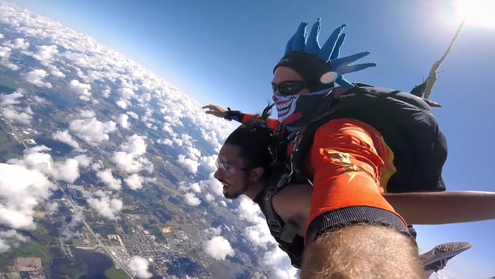 Went skydiving, did the 18k ft option, everyone should experience this at least once. It's ...