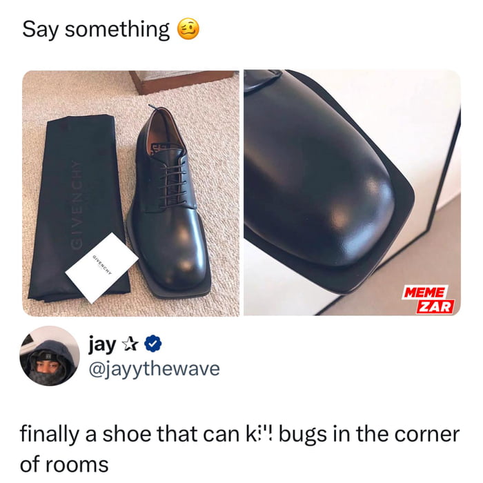 Finally, shoes designed for maximum corner coverage. - 9GAG