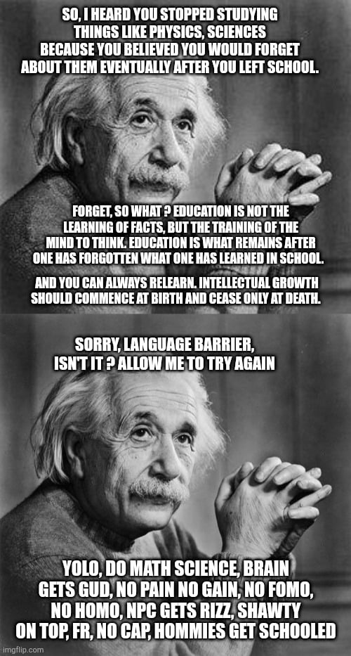 Train your mind and body to create good vibes that can solve math and science - 9GAG