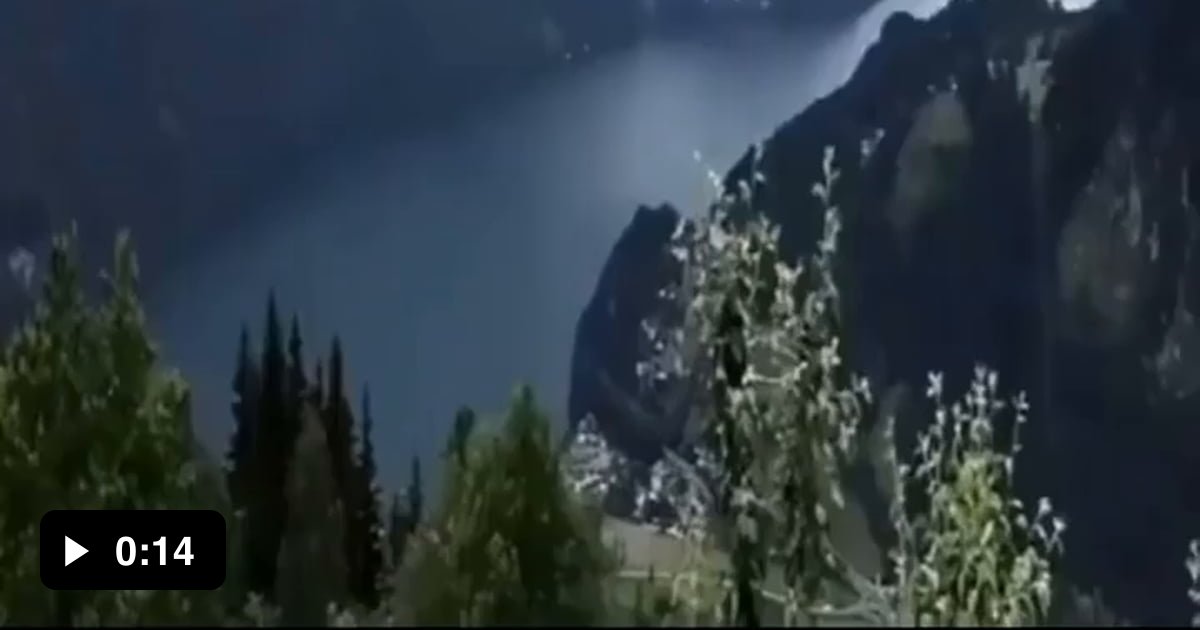 A massive cloud burst - 9GAG