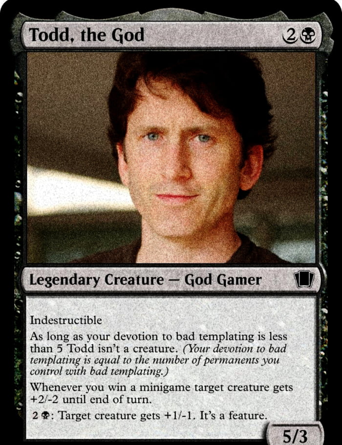 Todd the God More on my TikTok @elderscrollsmemeposting - 9GAG