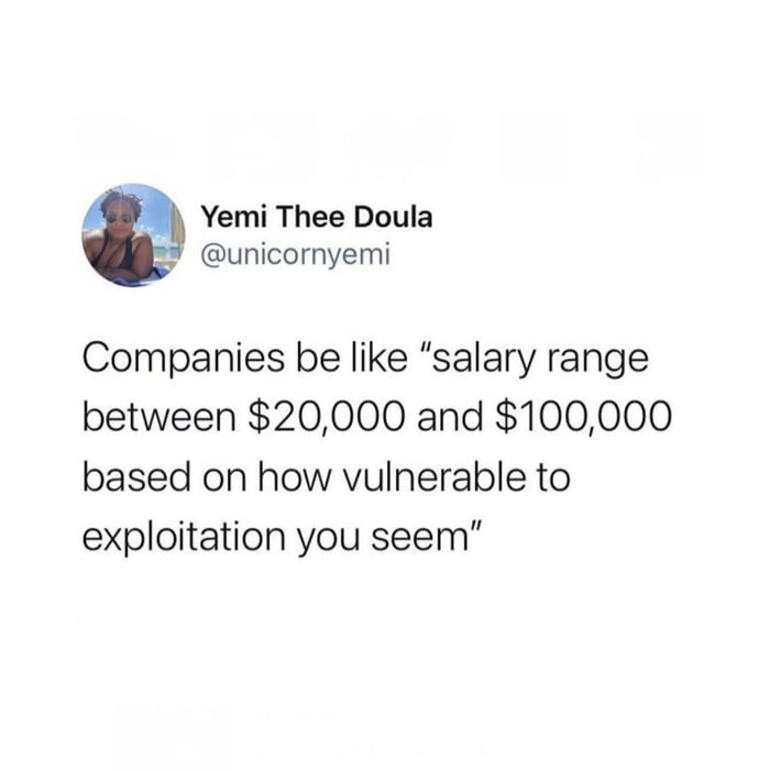 The truth about salary ranges - 9GAG