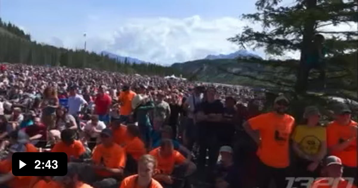 300 foot cliff full throttle (92 meters) Alaska 2025 car launch - 9GAG