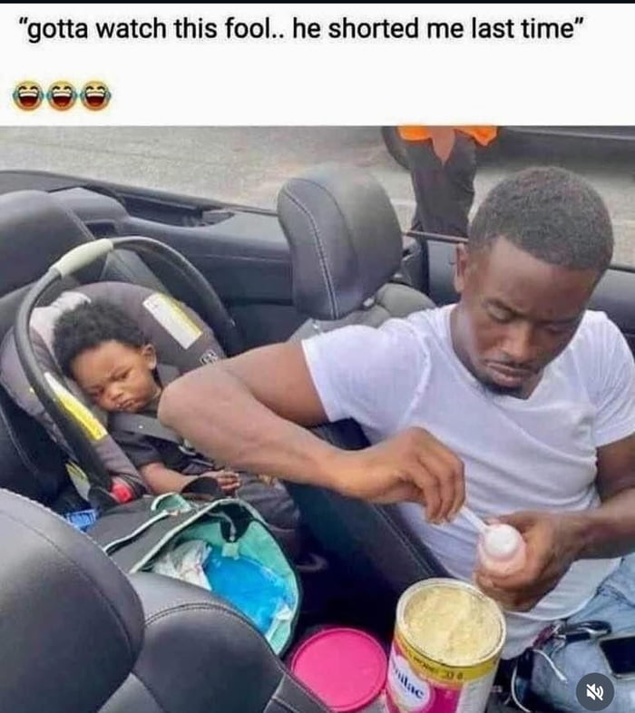 Gotta keep an eye on this one, he always shorting me on the milk - 9GAG