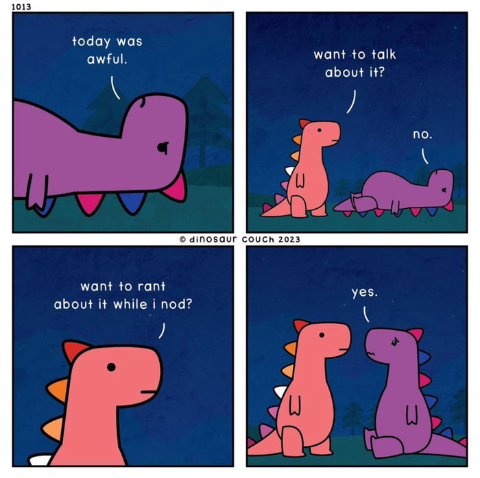 Supportive dino - 9GAG