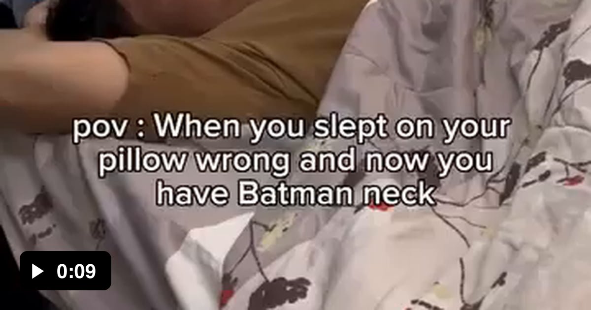 Batman neck! - 9GAG