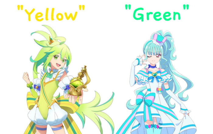 Colour classification in modern magical girls anime - 9GAG