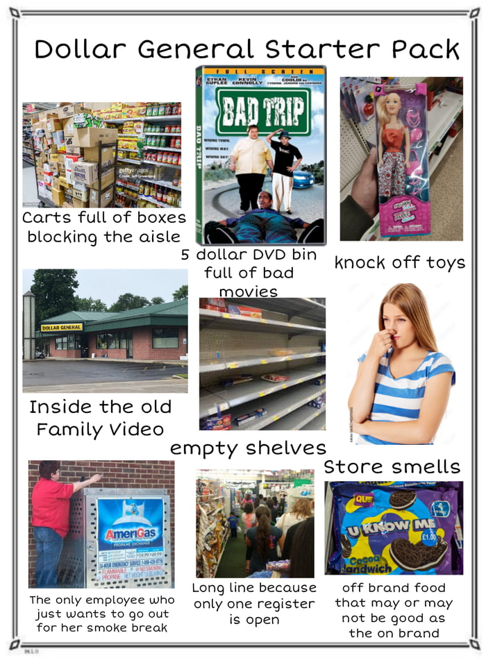 Dollar General Starter Pack - 9GAG