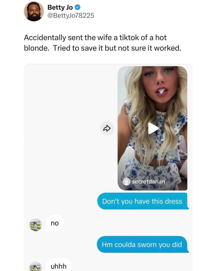 When a compliment doesn't quite dress the situation up - 9GAG