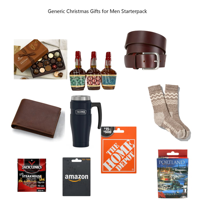 Generic Christmas Gifts for Men Starterpack - 9GAG