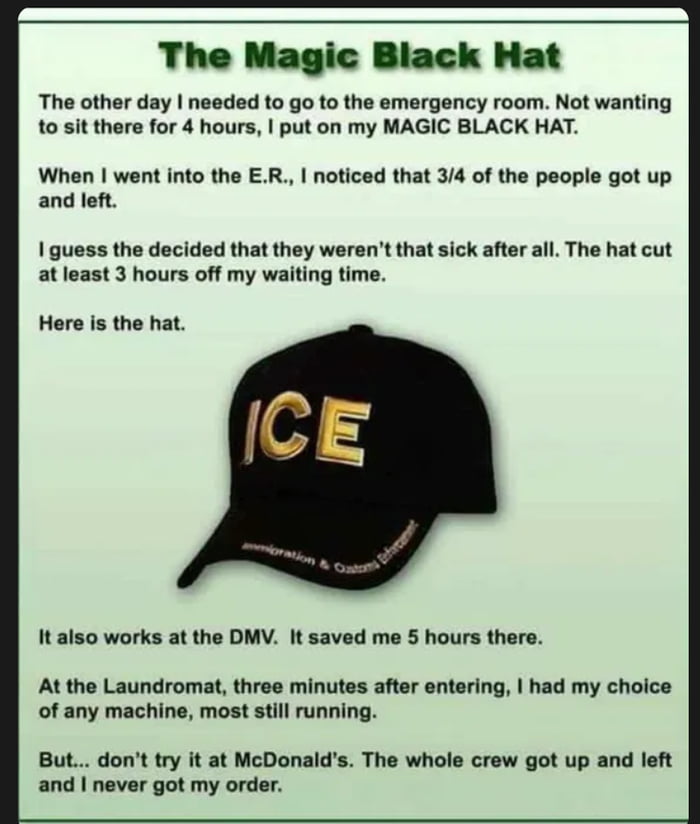 Starting the end of January you can use the magic Black Hat - 9GAG