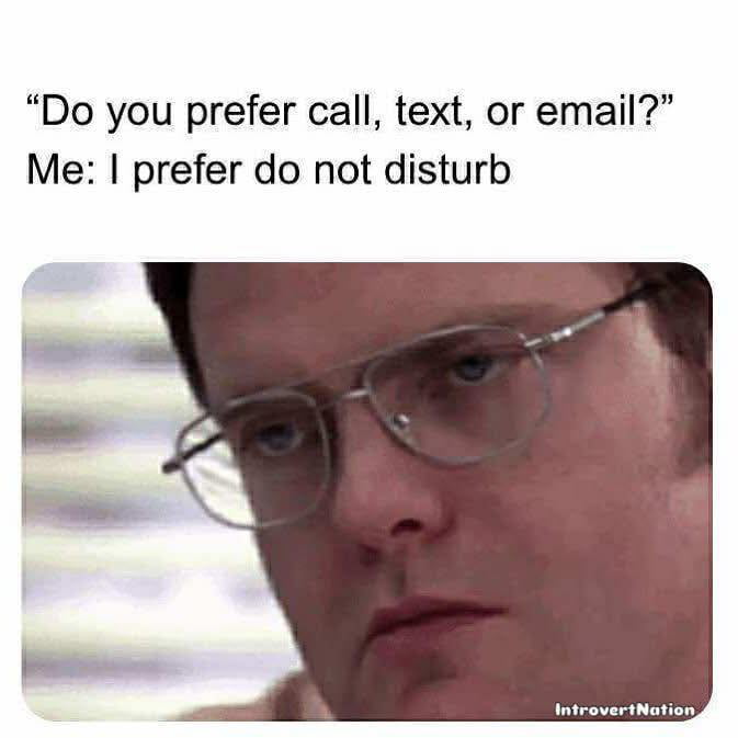 My preferred method of contact. - 9GAG