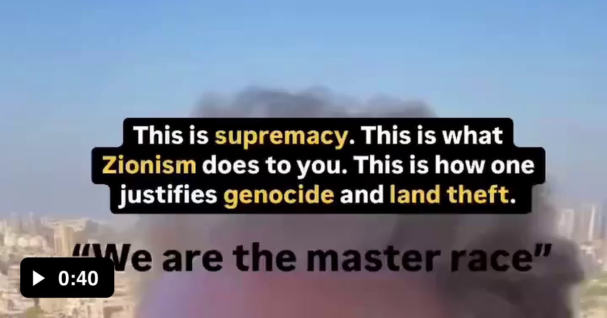 Remember, they are your MASTERS and you are ALL their slaves. The world ...