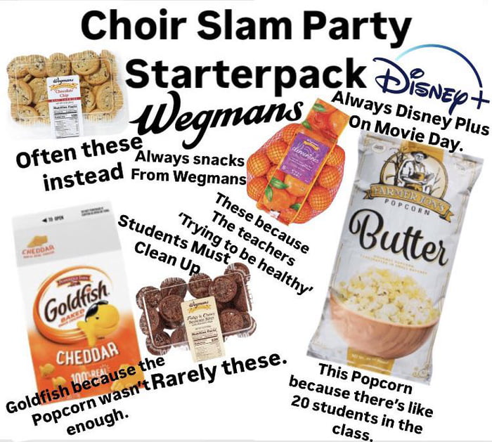Choir Slam Party Starterpack - 9GAG