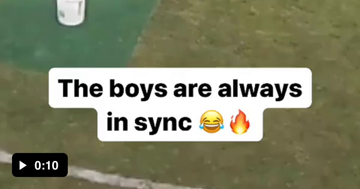 The boys are always in sync - 9GAG