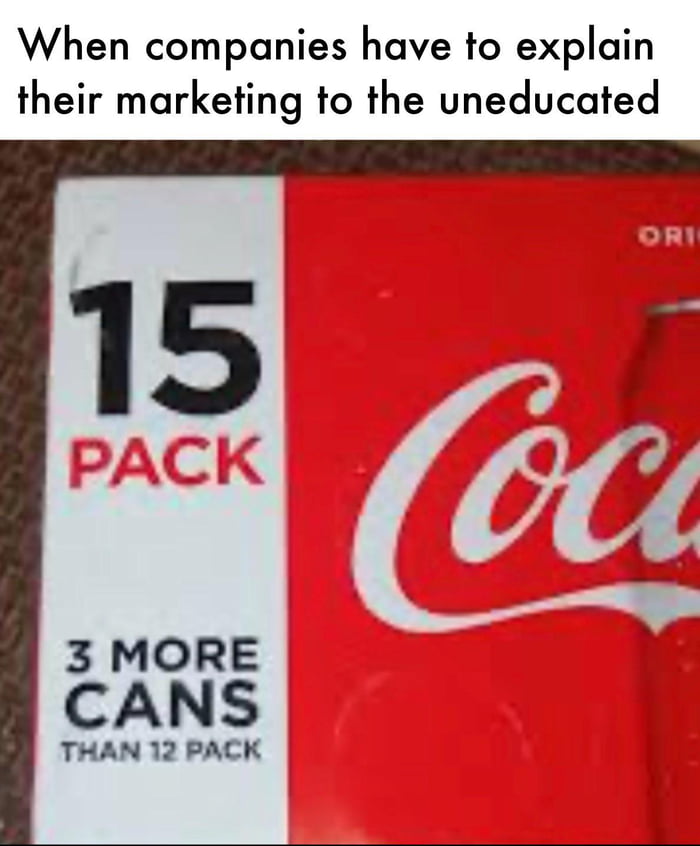 What about 9 more cans than 6 pack? - 9GAG