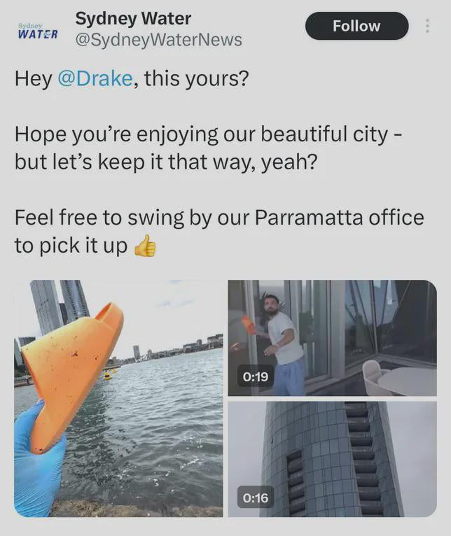 Sydney Water, very subtle. - 9GAG