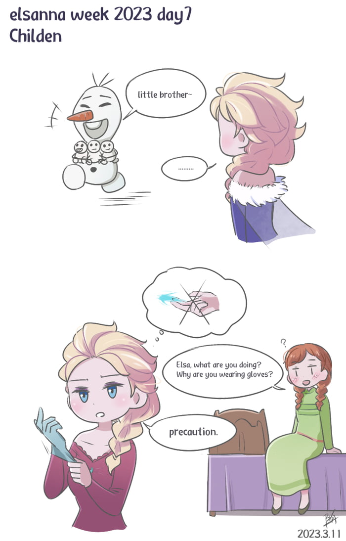 Elsa being responsible. Artist - Demonfencer - 9GAG