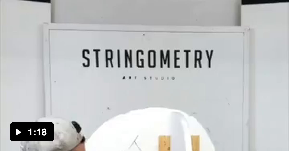 This string art sculpture is mind-blowing. The detail is insane - 9GAG