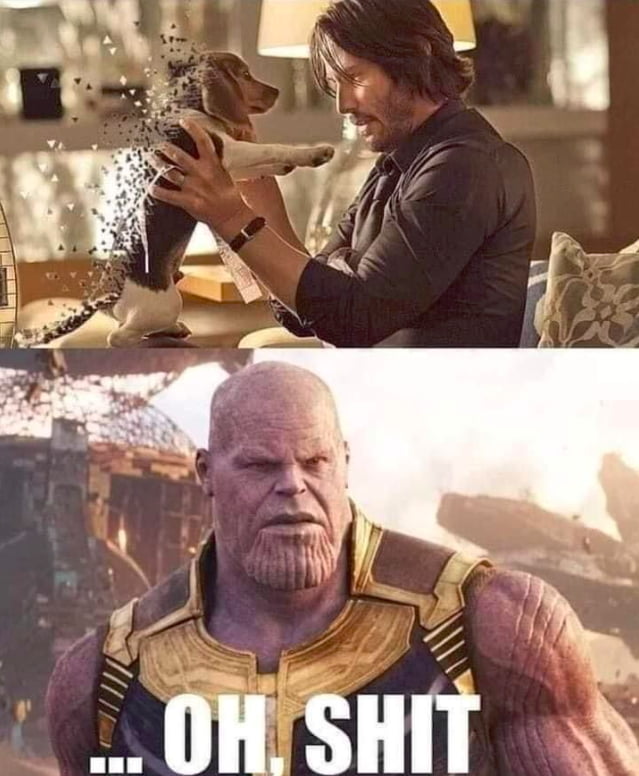 Wrong move thanos - 9GAG