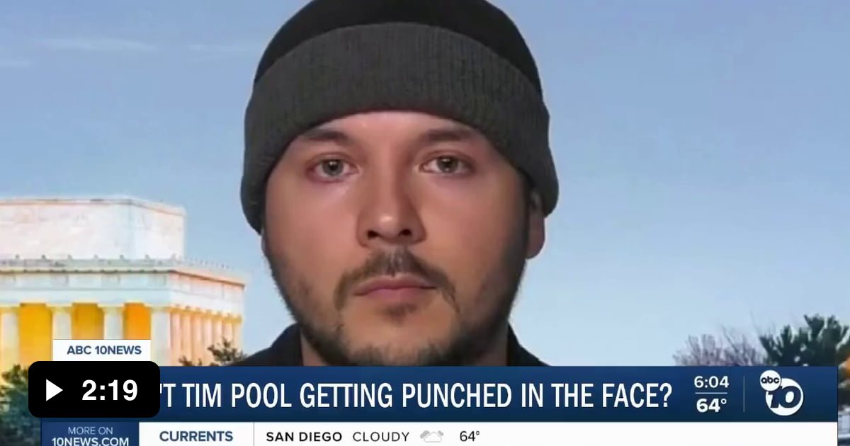 Local news ABC 10 did some pretty good reporting on the latest Tim Pool ...