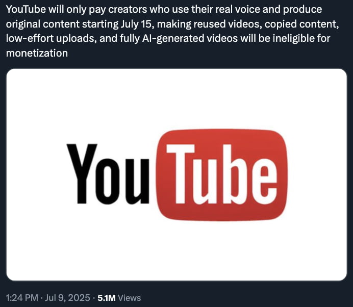 Finally a good new policy by tech company - 9GAG