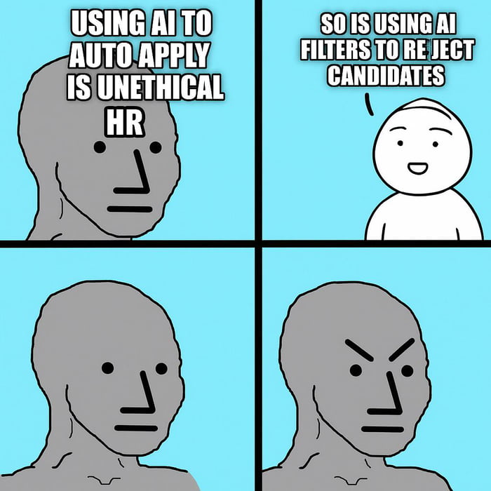 HR really out here with the double standards. - 9GAG