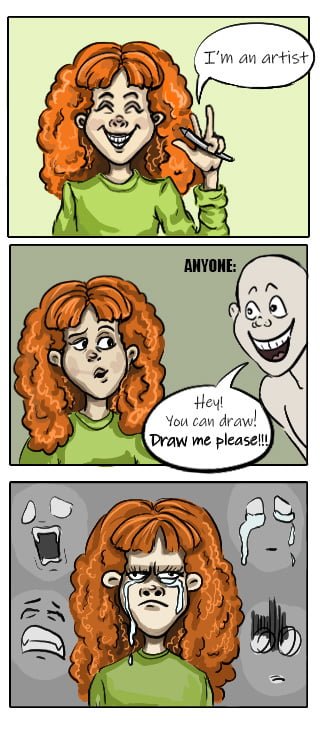 Pov: you are NOT a portrait artist - 9GAG