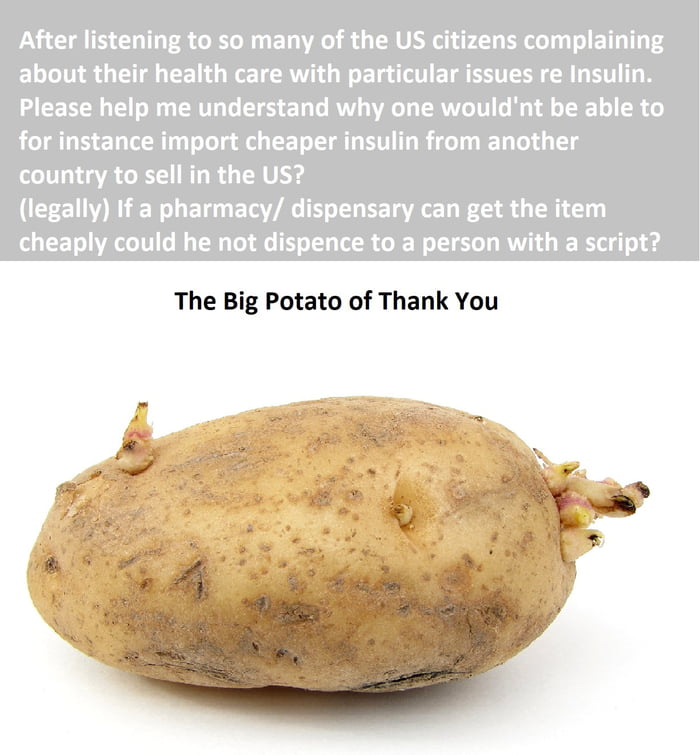 I did this the wrong way, so I could post potato with my question. - 9GAG