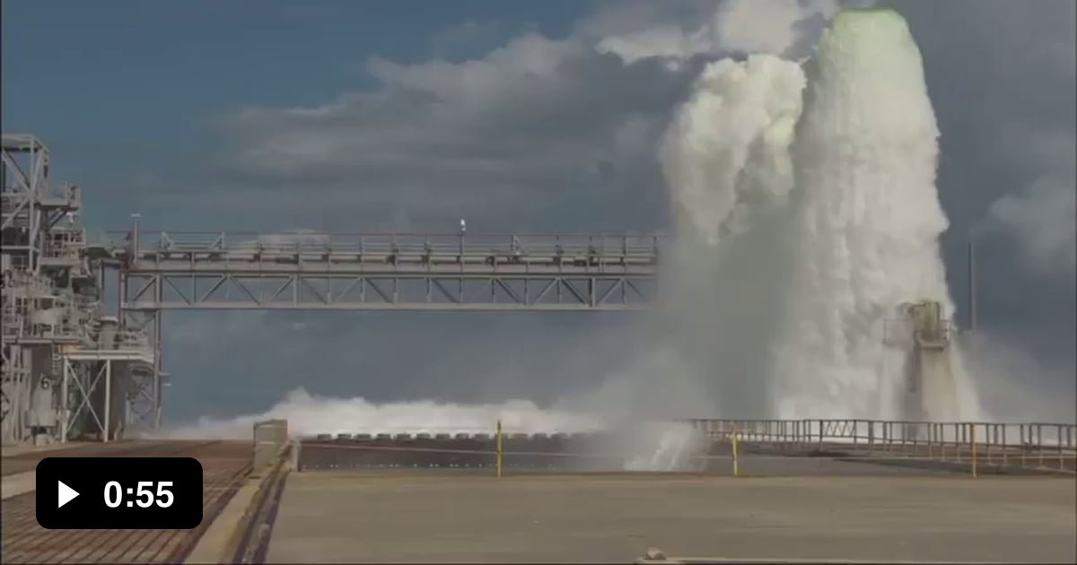 Two million liters (450,000 gallons) of water explode 30 meters (100 ...