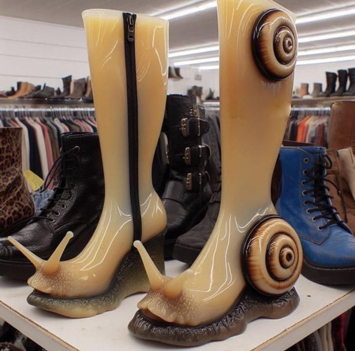 Some boots found in a local store - 9GAG