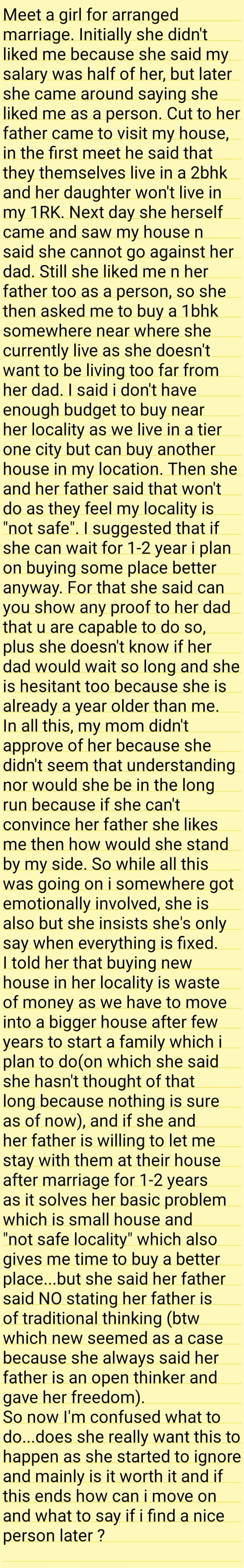 Need geuine advice. (Sorry for bad quality and long post) - 9GAG