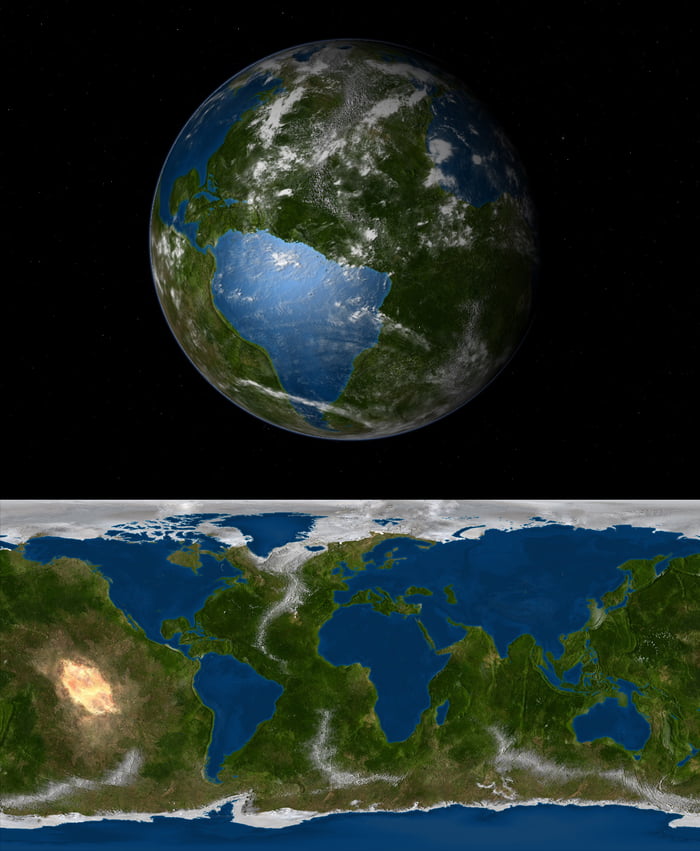 How the earth looks inverted. - 9GAG