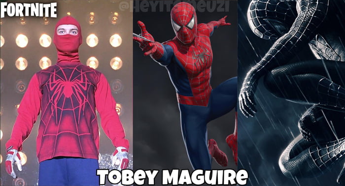 A Tobey Maguire Spider-Man skin in Fortnite would be awesome. With 3 ...