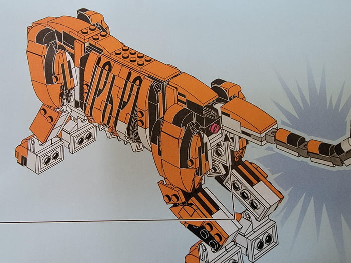 Lego tiger detail - 9GAG