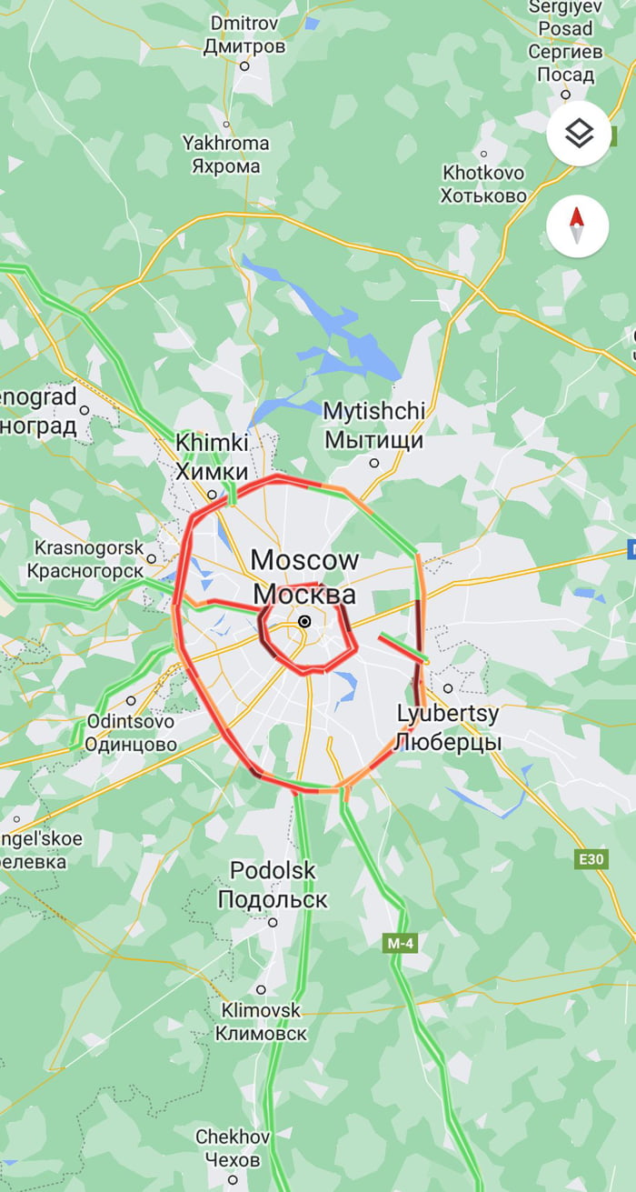 Google maps of Moscow - 9GAG