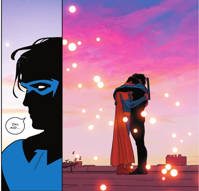 Big bro hug (Superman: Son of Kal-El #9) - 9GAG