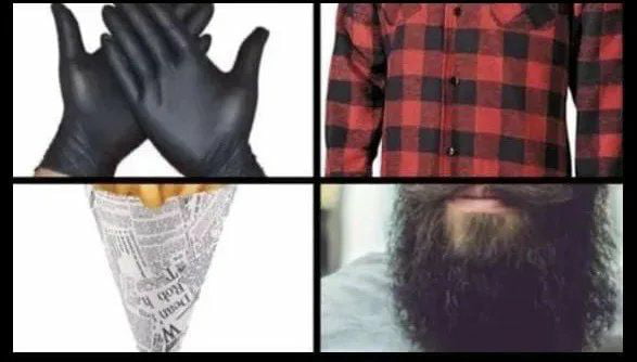 Expensive burger starter pack - 9GAG