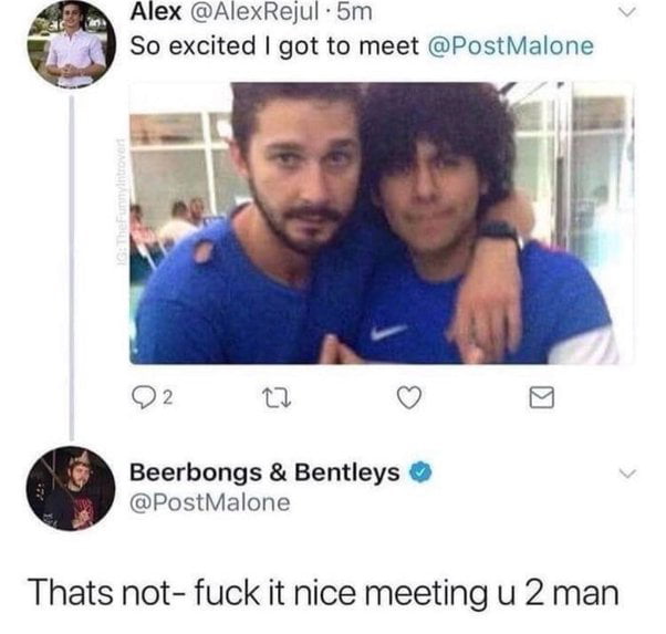 Looks more like pre-malone to me. - 9GAG