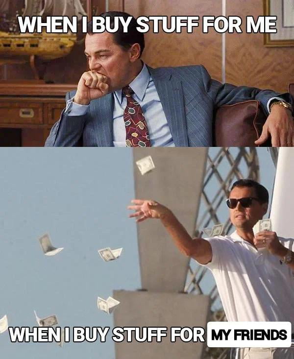 The way people light up when you offer to buy them lunch - 9GAG
