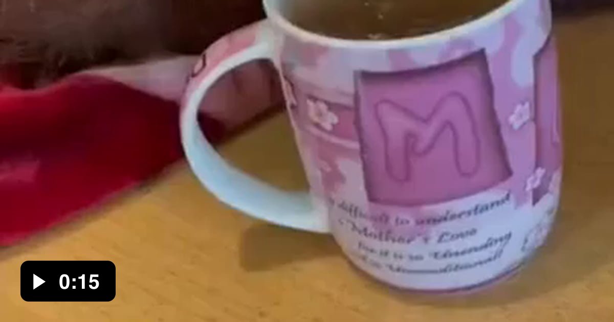 Trying to decide if the tea has cooled down enough - 9GAG