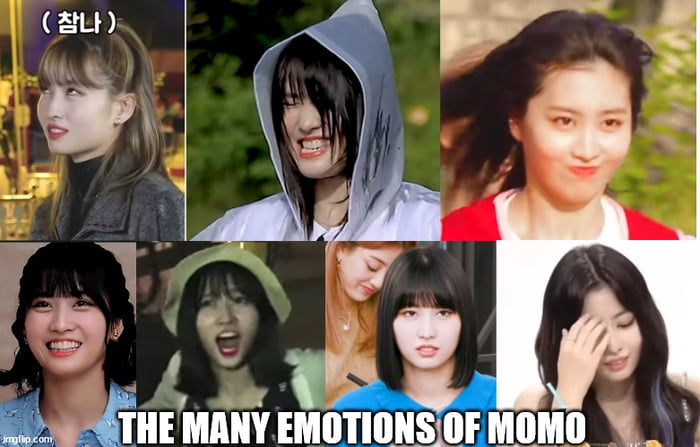 Momo has the best expressions - 9GAG