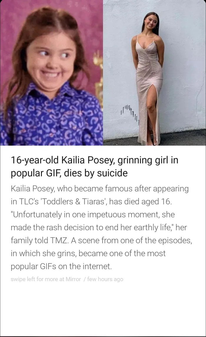 Bender: I saw everyone doing it, I just wanted to be popular. I hope ...