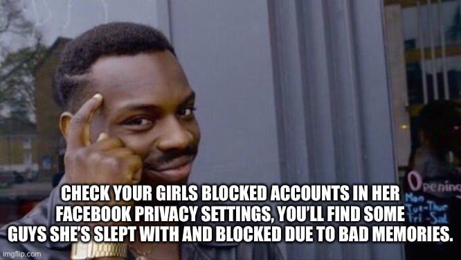 Learn a lot about someone by looking at their blocked list! - 9GAG