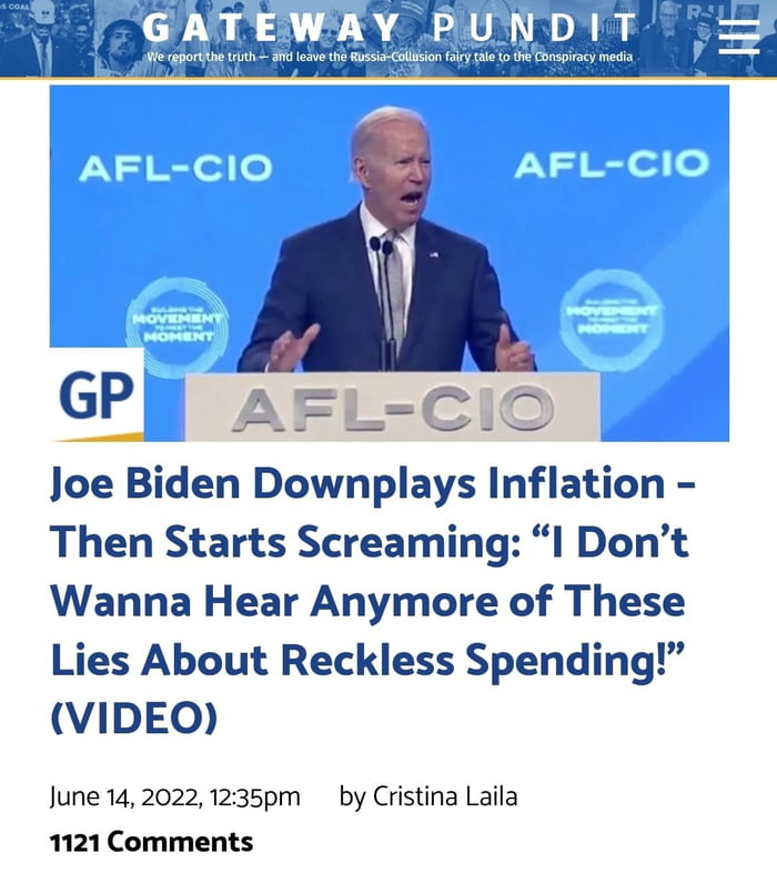 Why so angry Joe?! - 9GAG