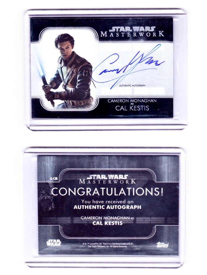 Finally got Cameron’s auto card - 9GAG