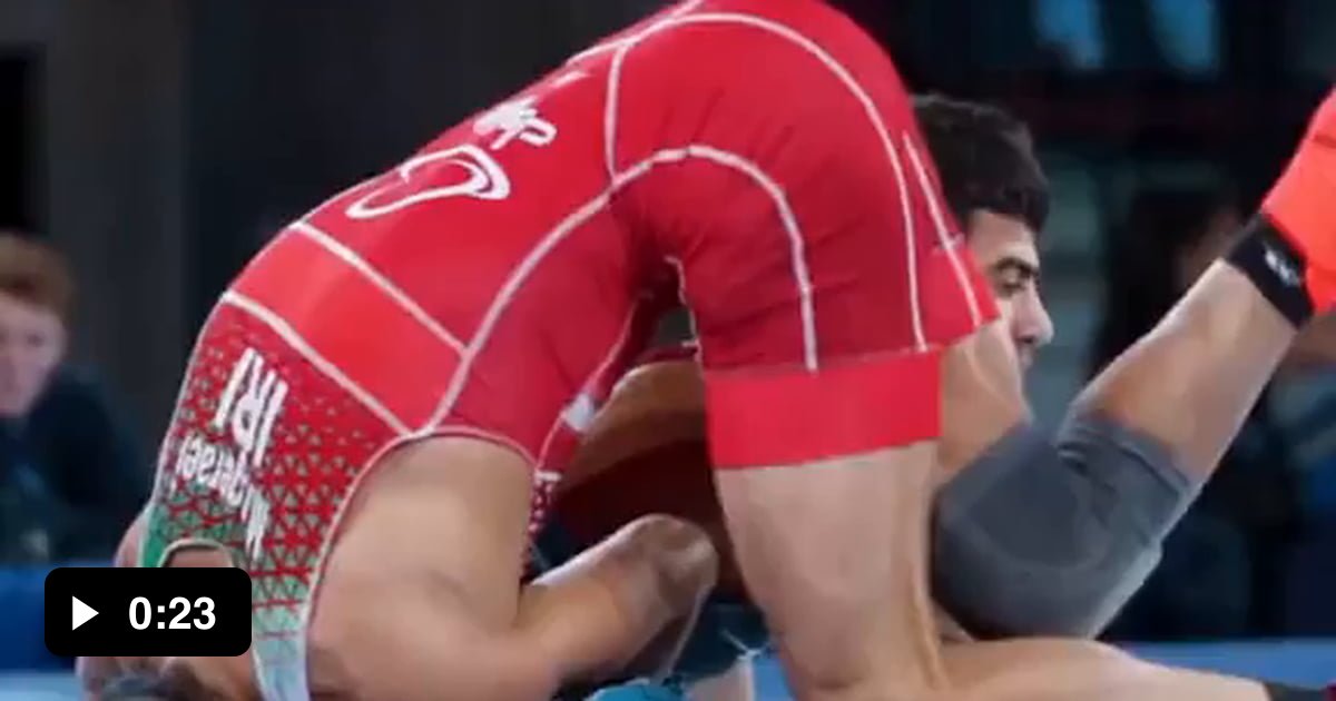 Superb technique by world champion, Gerai (Iran) - 9GAG