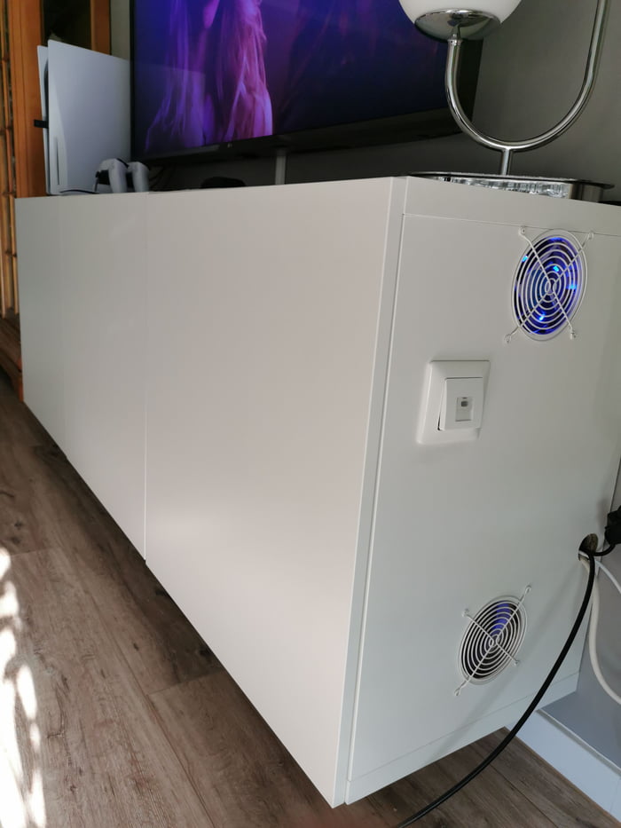 First time I did anything pc related. (nightmare cable management in ...