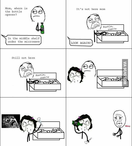 Rage comic. ._. - 9GAG