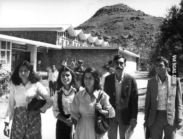 Kabul University, Afghanistan 1960s - 9GAG